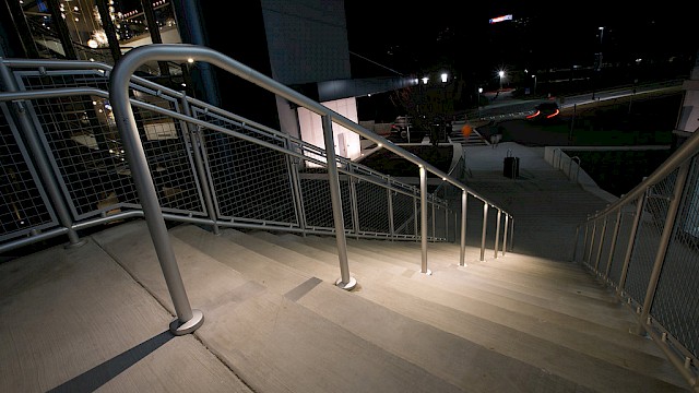 Cole Lighted Handrail | Shelly Lighting
